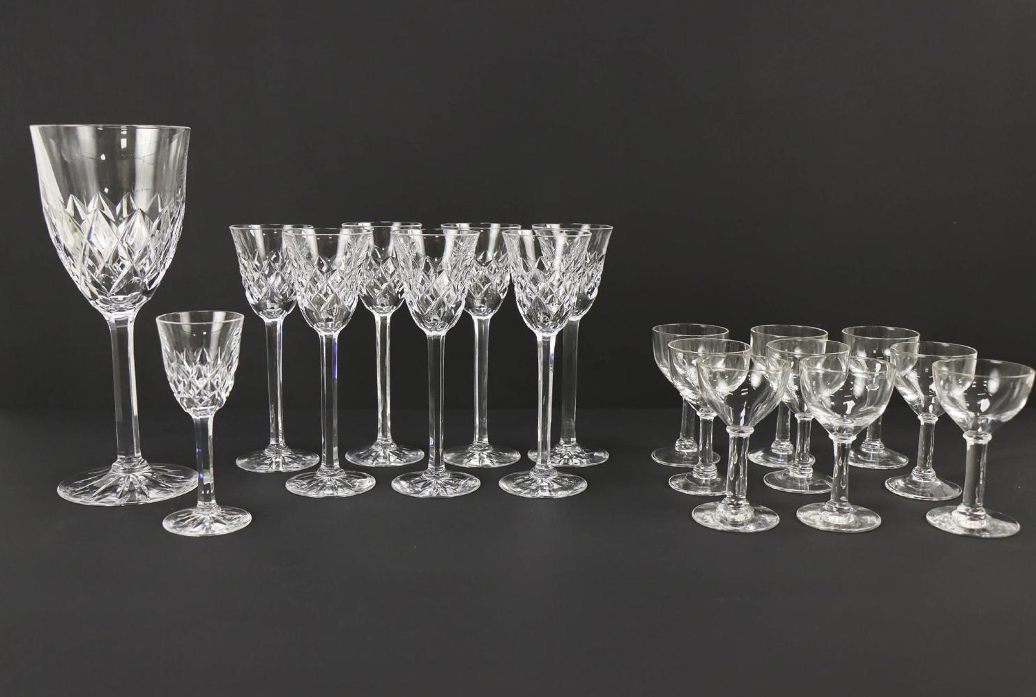 Orrefors "Bror" vin- & snapsglas m.m | Auktion.se