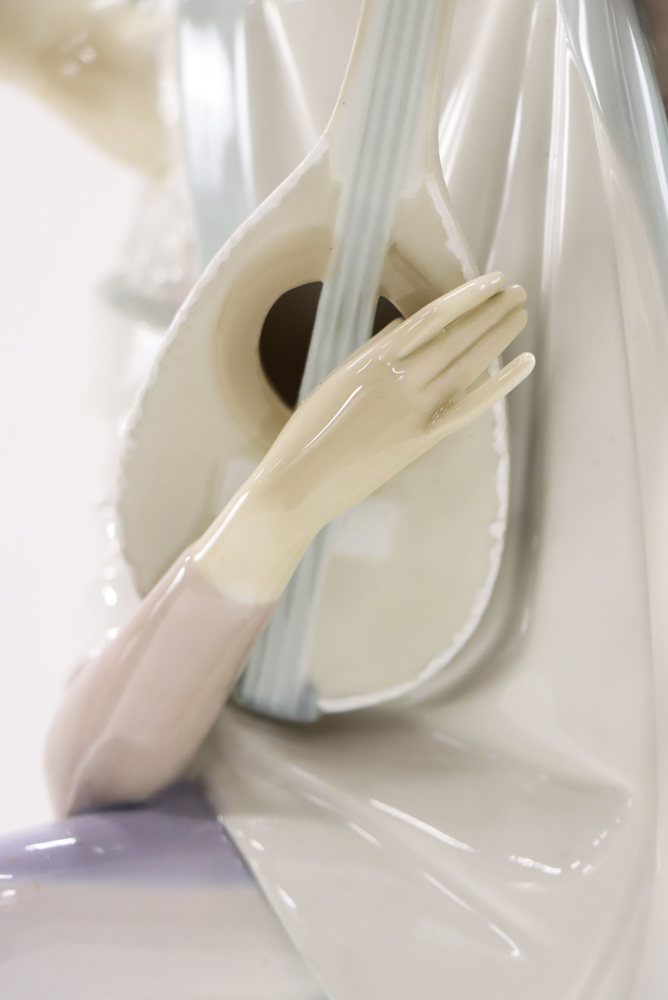 Lladro, figurin, Harlequin med mandolin | Auktion.se